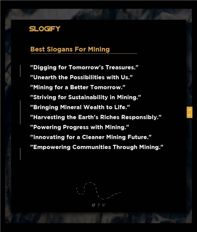 187+ Attractive Slogan for Mining - Slogify